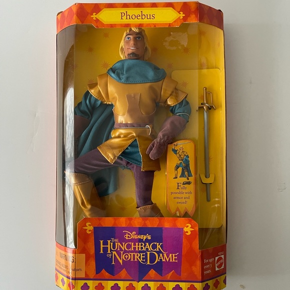 Disney | Toys | Nib Mattel 995 Disneys Hunchback Of Notre Dame Phoebus ...